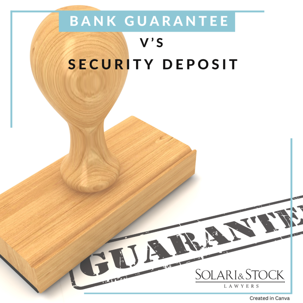 A Bank Guarantee vs. Security Deposit in Commercial Leases - Solari ...